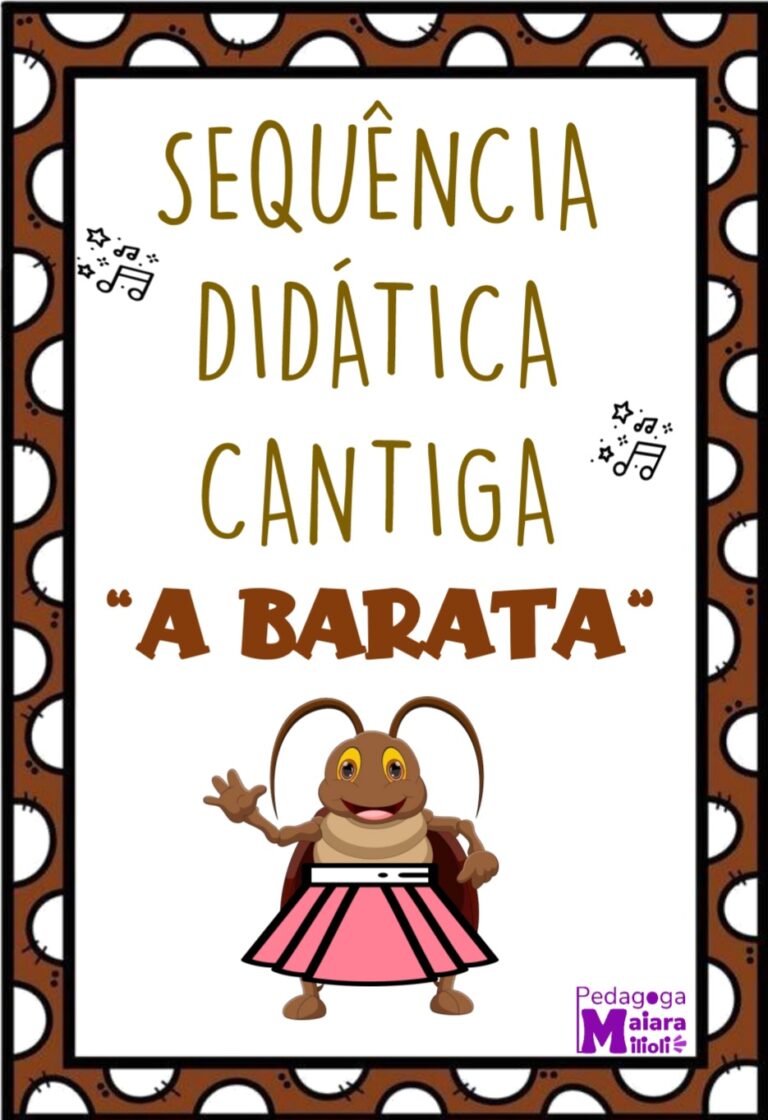 Sequência didática Cantiga “A Barata” – Acervo da Profe – Pedagoga ...